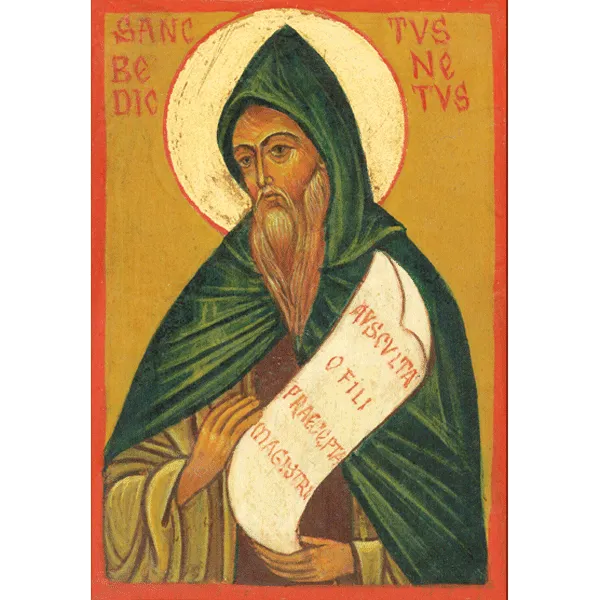 St. Benedict Icon - Our Lady of Clear Creek Abbey
