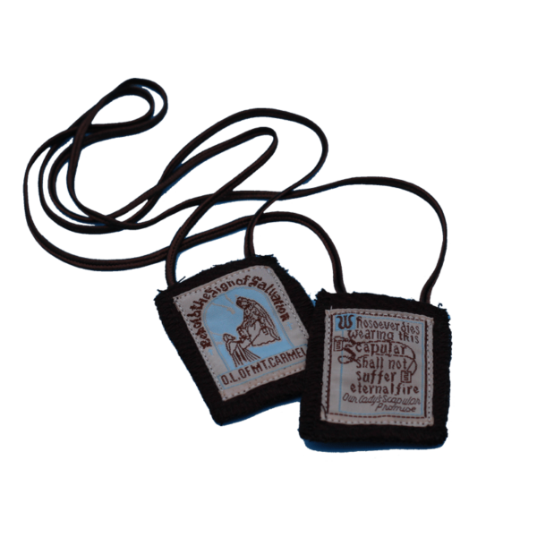 100% Wool Brown Scapular - Clear Creek Abbey