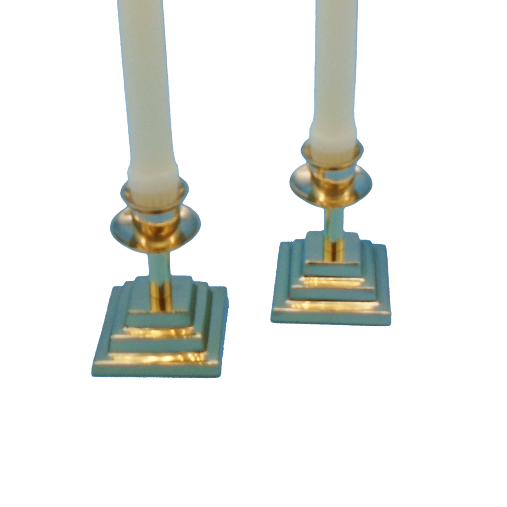 Small Candlesticks (one pair) - Our Lady of Clear Creek Abbey