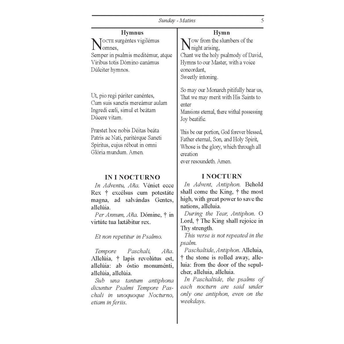 Monastic Diurnal and Matins - Our Lady of Clear Creek Abbey